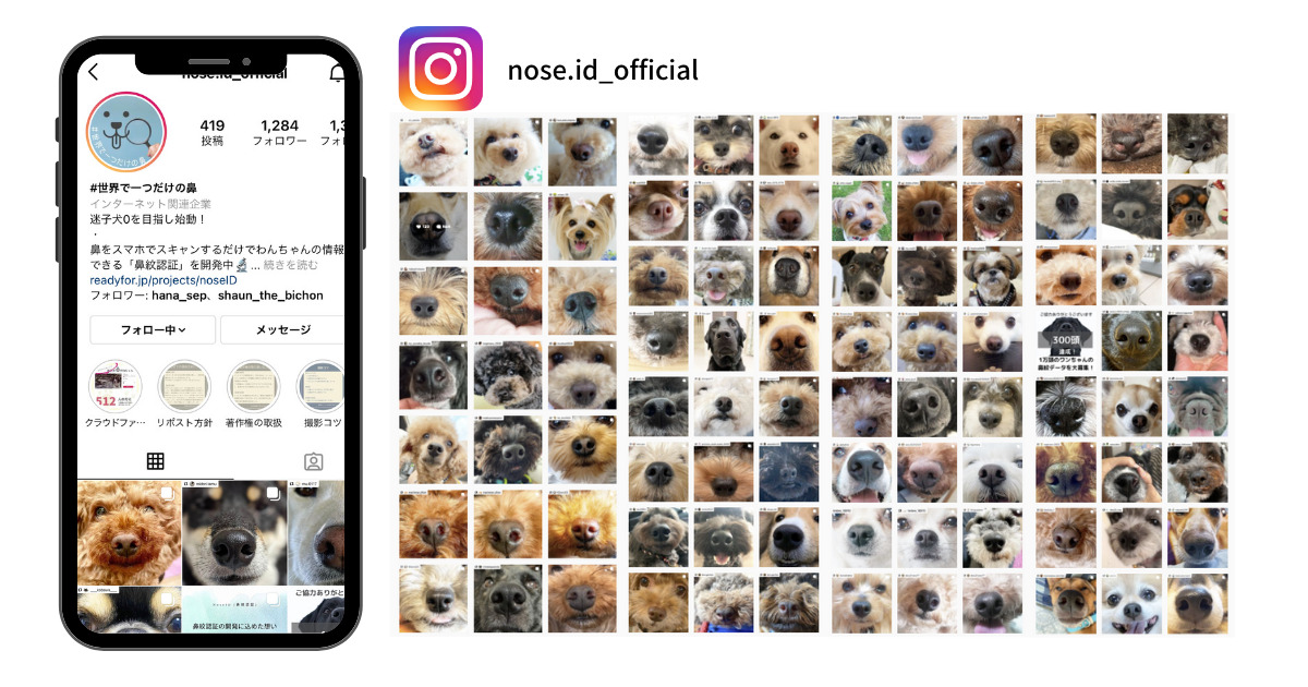 【迷子犬ゼロに】犬の鼻紋認証Nose IDアプリ開発をおでわん部は応援します | 1万匹のお鼻の写真が必要です #世界で一つだけの鼻 – お ...