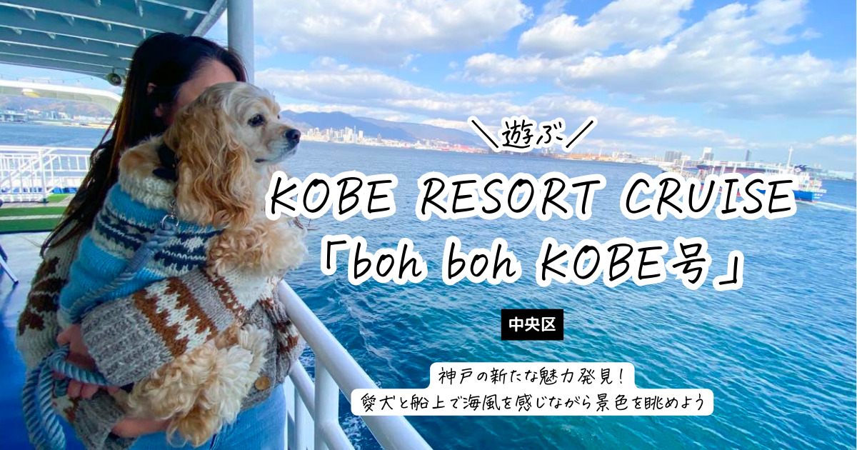 神戸 犬と遊べるスポット【神戸リゾートクルーズ「boh boh KOBE」】大型犬もOKのドッグフレンドリーシップで最高の思い出を – おでかけわんこ部 | 愛犬とのおでかけ情報ポータルサイト