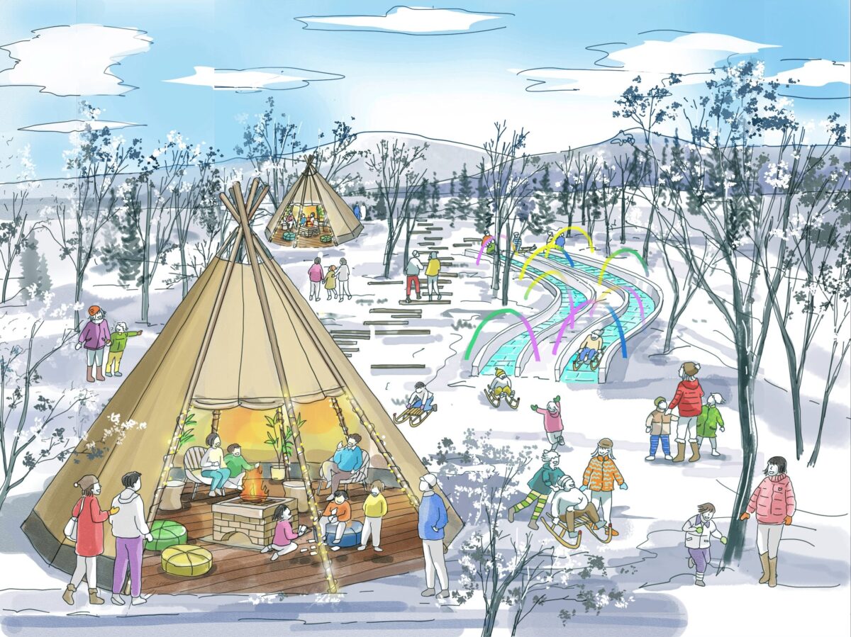 【長野】大型犬も同伴OKの「IWATAKE WHITE PARK」が2024年12月20日より期間限定でオープン！雪上ドッグランやペット乗車 ...